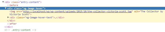 Create an Image Hover Effect with Text in WordPress • Nose Graze