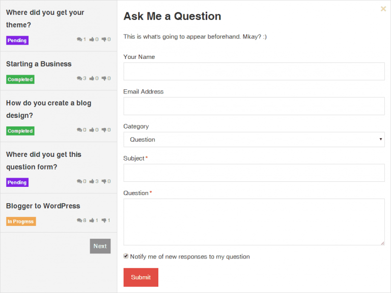 Ask Me Anything: Question and Answer Plugin for WordPress • Nose Graze