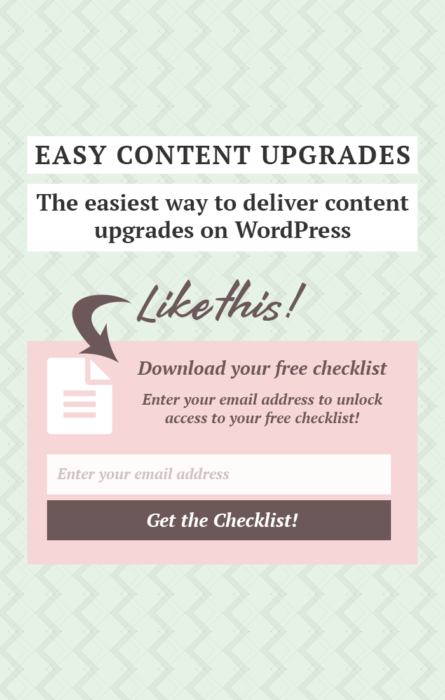 The Easiest Way to Deliver Content Upgrades on WordPress • Nose Graze